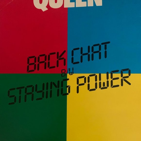 Queen | Other | Vintage Vinyl Queen Back Chat 45 Rpm | Poshmark